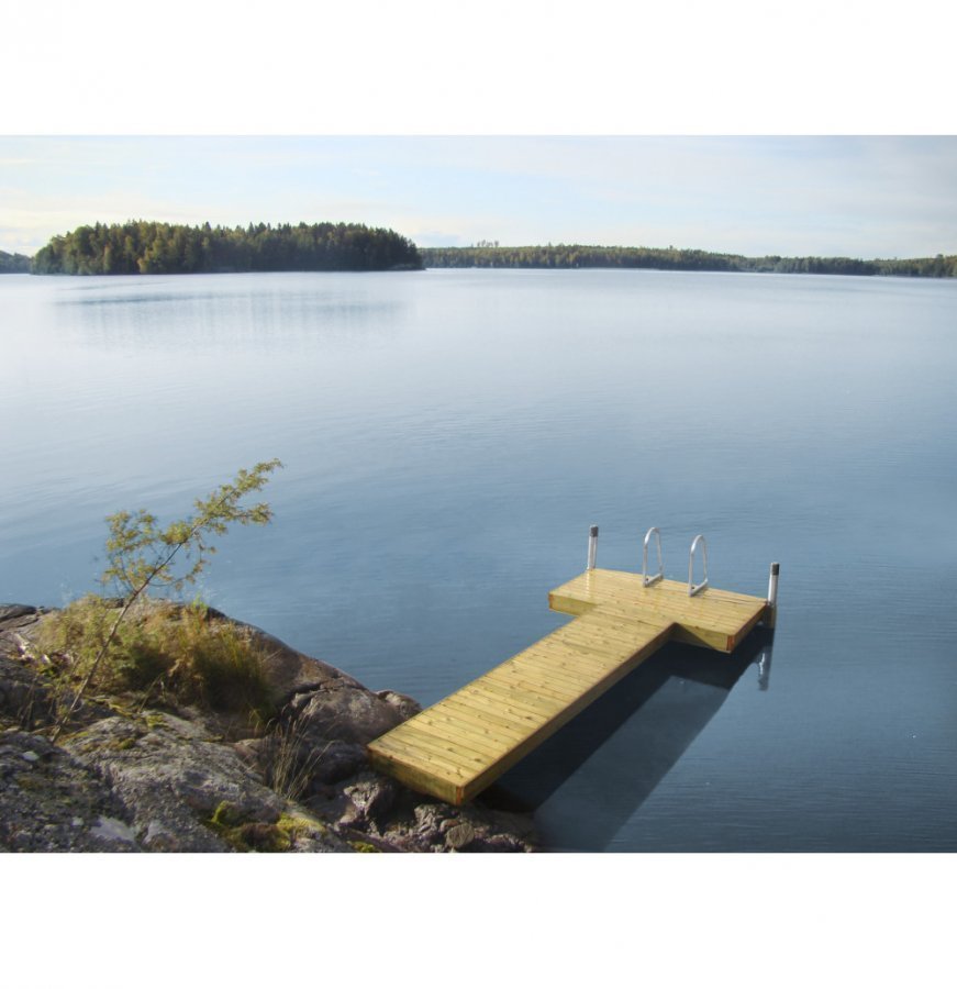 Lip-Lap Laituri Pikkulikka T-Pääty Koottuna Kahdeksi 250 Cm ...