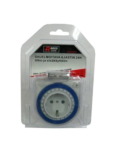 Ohjelmoitava 24-Tunnin Ajastin Sisä- Ja Ulkokäyttöön Roco Tools ...