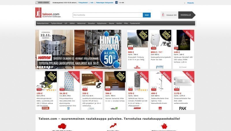 Taloon.com - Rautakauppa365.fi